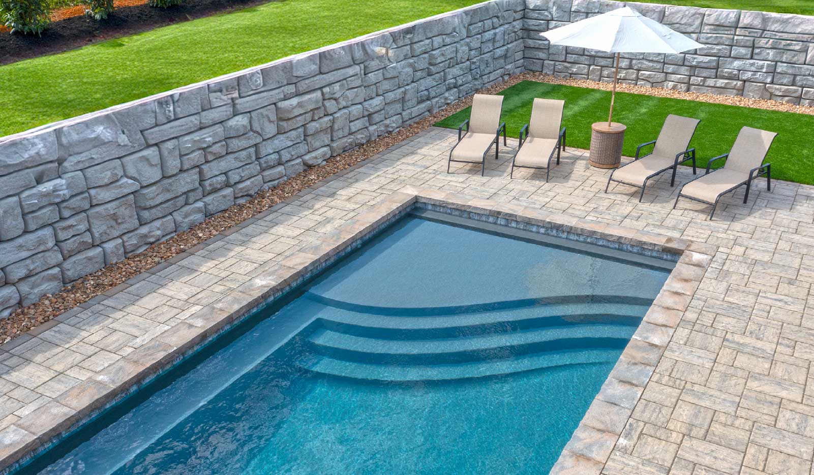 Customize your pool with features and add-ons